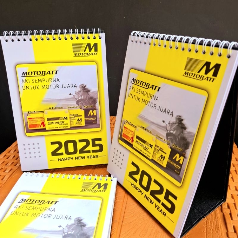 Jual Kalender Motobatt Original Januari-Desember 2025 Bahan Tebal Joss ...