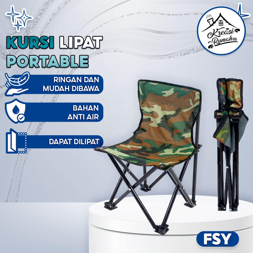 Jual Kursi Lipat Portable Kursi Camping Kursi Mancing Kursi Lipat ...