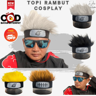 Jual Topi Naruto Rambut Bahan Premium Korea | Topi Untuk Cosplay | Topi ...