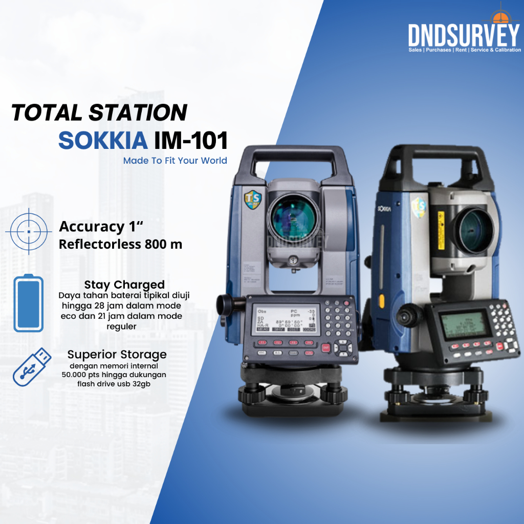 Jual Total Station Sokkia IM-101 IM 101 - Total Station Sokkia Laser ...