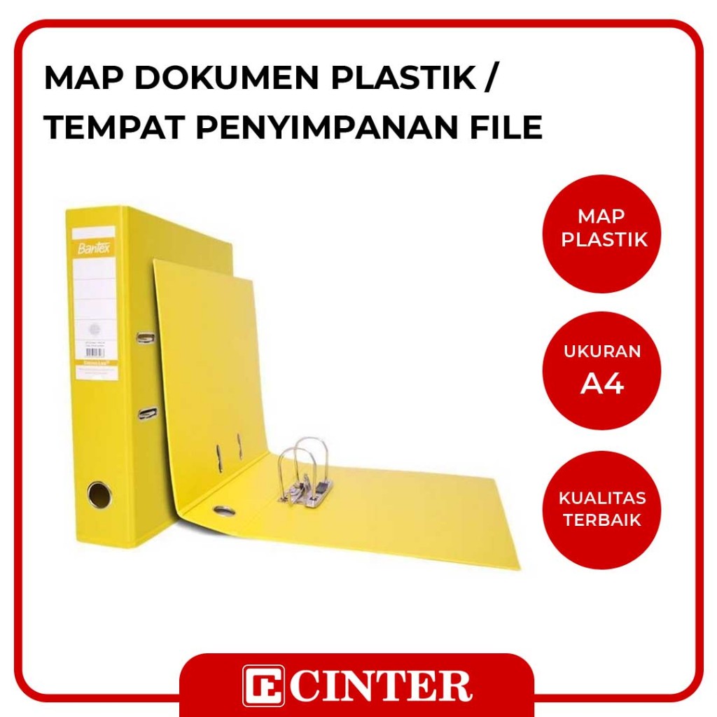 Jual BANTEX - MAP DOKUMEN PLASTIK / TEMPAT PENYIMPANAN FILE WARNA ...