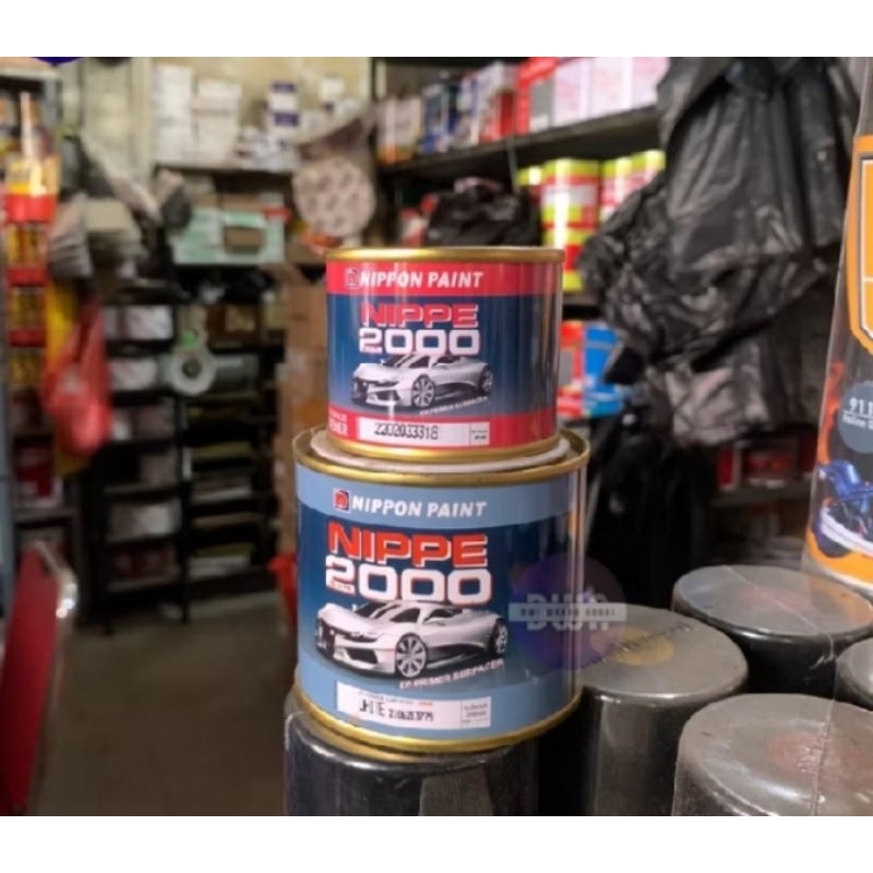 Jual Epoxy Nippe 2000 Epoxy Primer Surfacer + Hardener 1/4kg (Abu-Abu ...