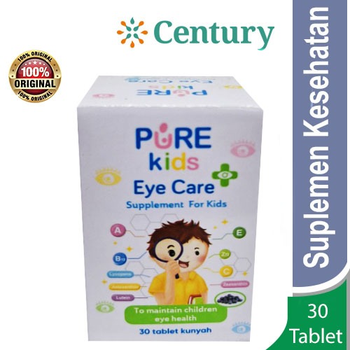 Jual Purekids Eye Care 1 Botol Isi 30 Tablet / Suplemen Mata Anak ...