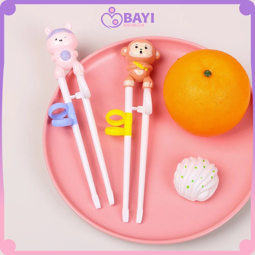 Jual Sumpit Latihan Anak Karakter Hewan Chopstick Baby Training ...
