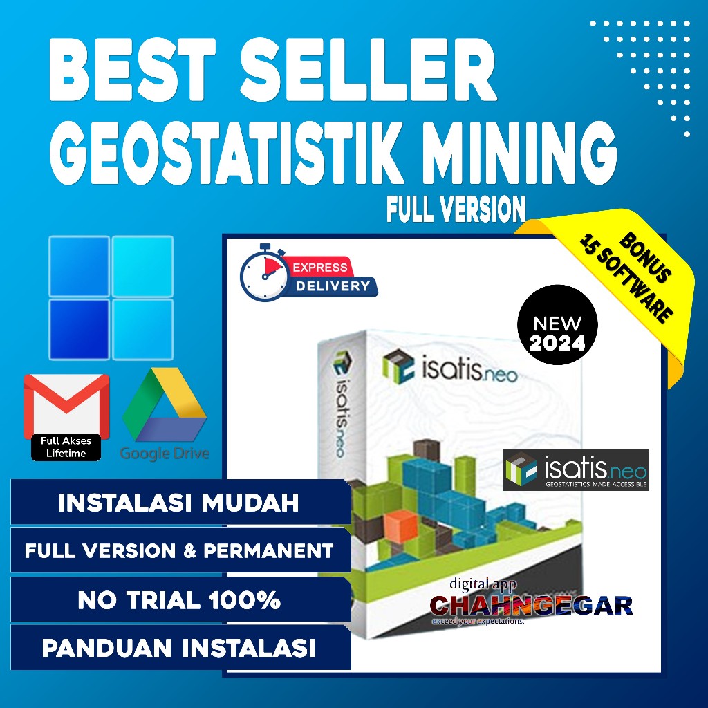 Jual Geovariances ISATIS NEO Mining 2024 Full Software Geostatistik ...