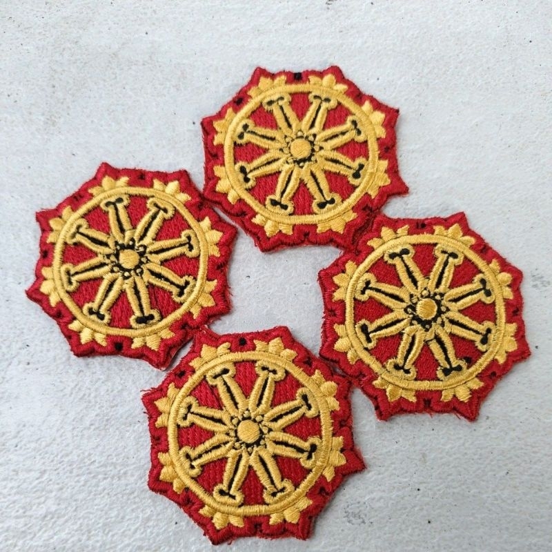 Jual Logo Roda Cakra intel Bordir Timbul | Shopee Indonesia