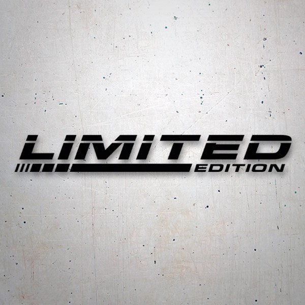 Jual 2x Limited Edition Car Sticker Styling Vinyl 20x2.5 cm Emblem Top ...