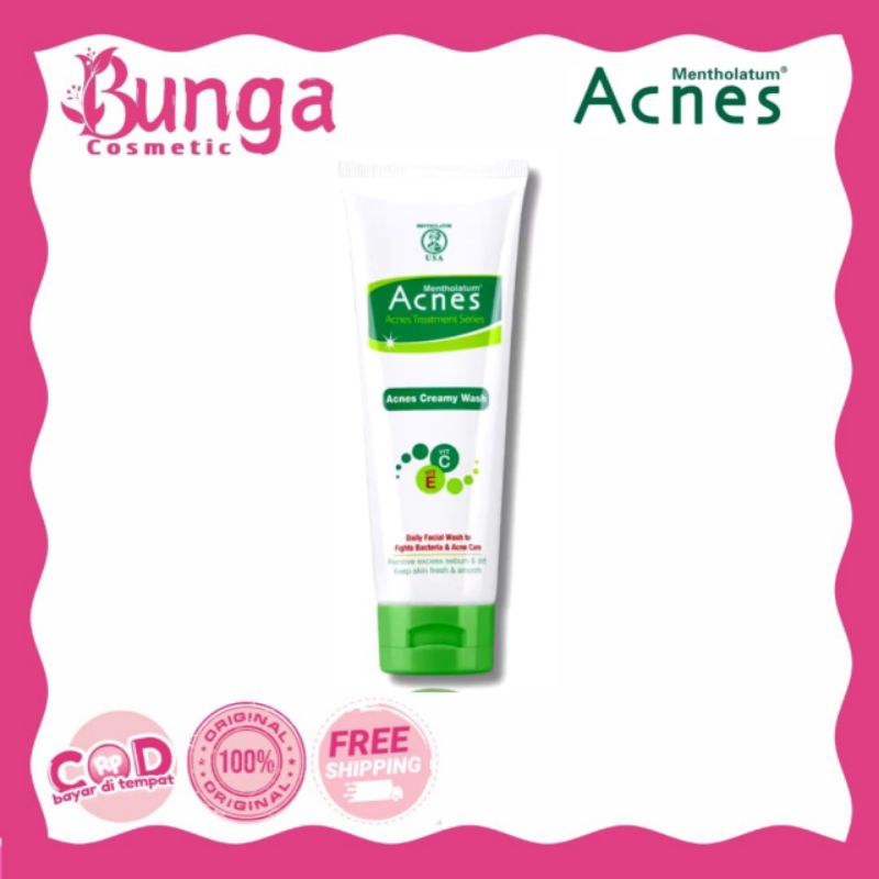 Jual Acnes Treatment Series Creamy Wash 50g/100g | Shopee Indonesia