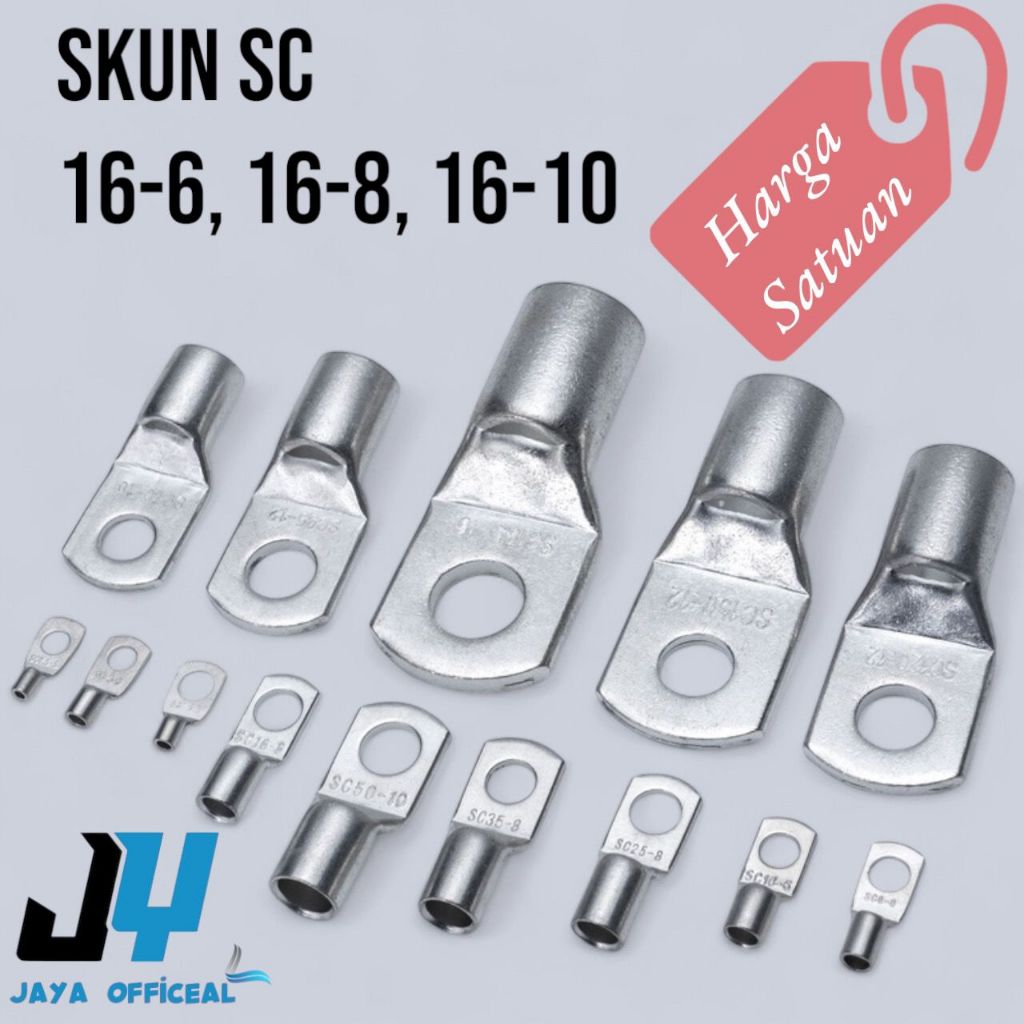 Jual skun kabel/scun cable/kabel skun ukuran SC 16-8,SC 16-10,SC 16-6 | Shopee Indonesia