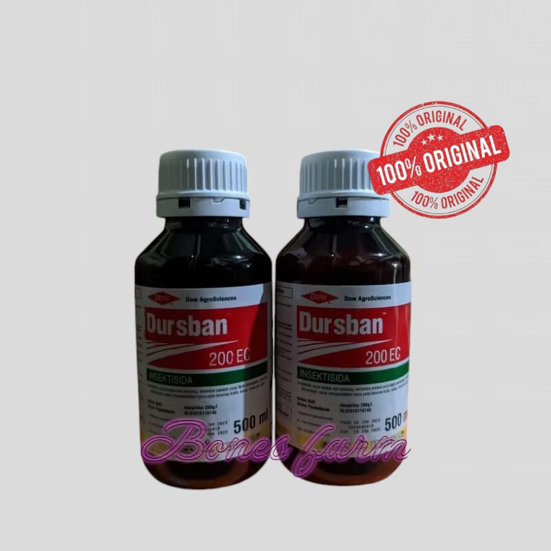 Jual dursban 500ml dursban anti hama 500ml insektisida dursban 500ml ...