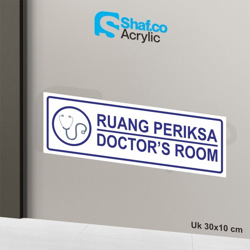 Jual STICKER RUANG PERIKSA // STIKER DOCTOR ROOM // STIKER // RAMBU ...