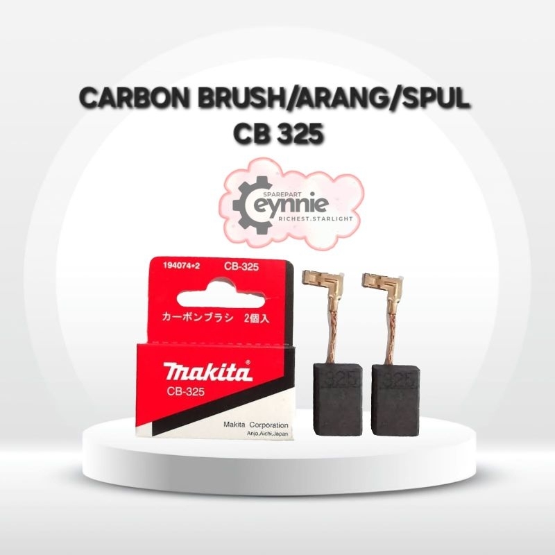 Jual CARBON BRUSH MAKITA CB 325 ARANG SPUL CB325 MAKITA | Shopee Indonesia