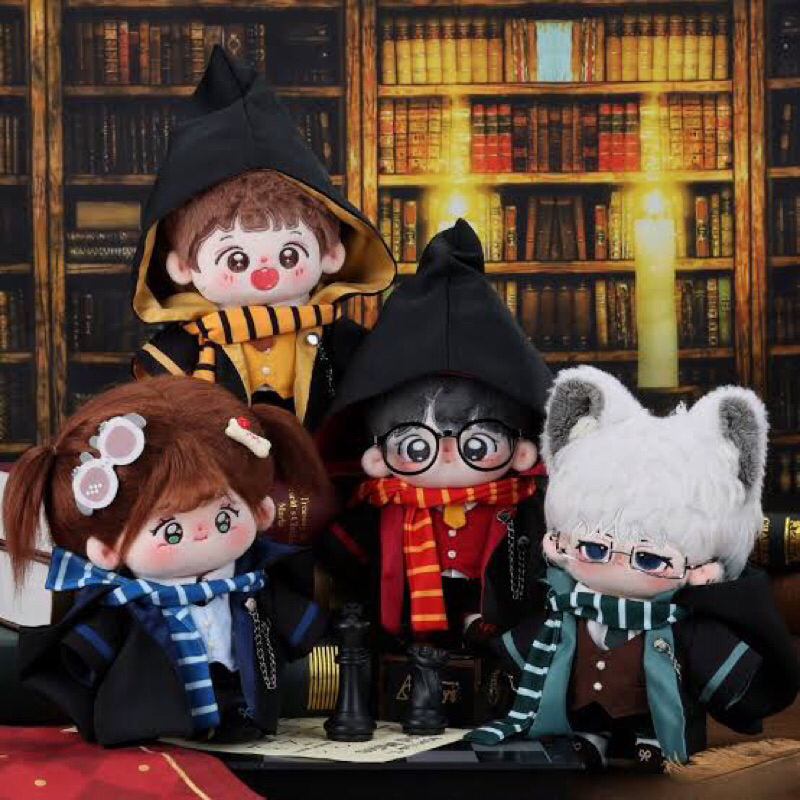 Jual Doll 20cm clothes Harry potter Hogwarts Gryffindor Hufflepuff ...