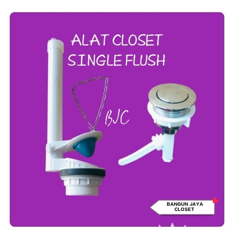 Jual Flash pembilas Closet duduk tombol atas single flash/sparepart ...