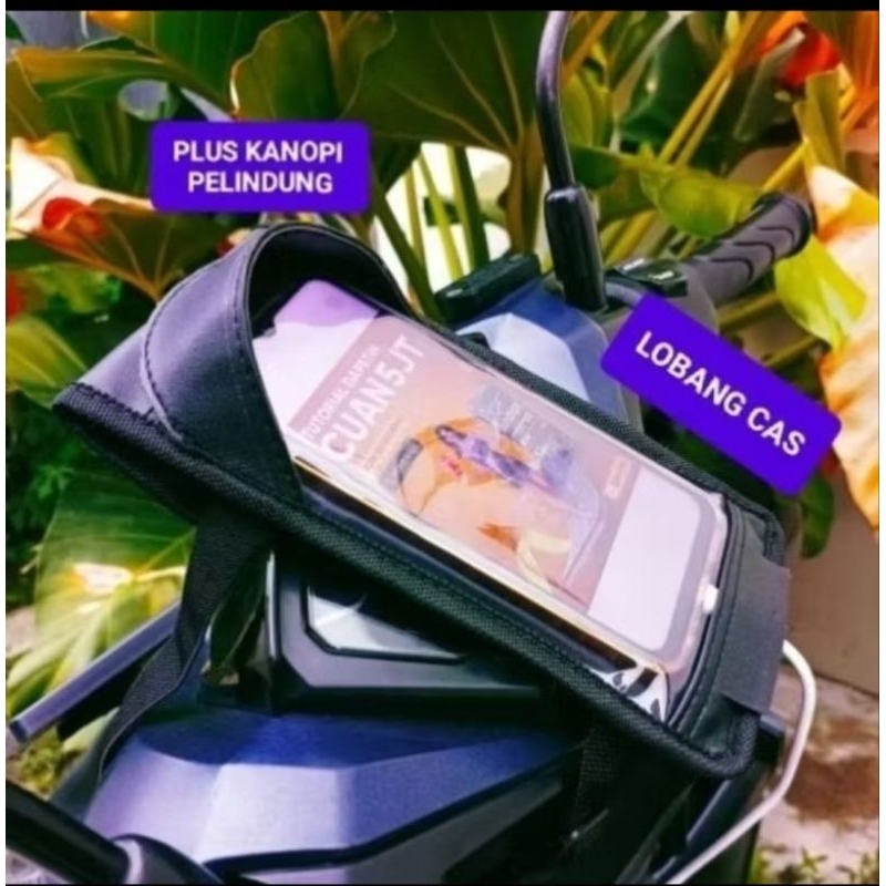 Jual Phone Holder Waterproof Holder Hp Motor Universal Bahan Tebal Layar Sentuh Aktif Normal ...