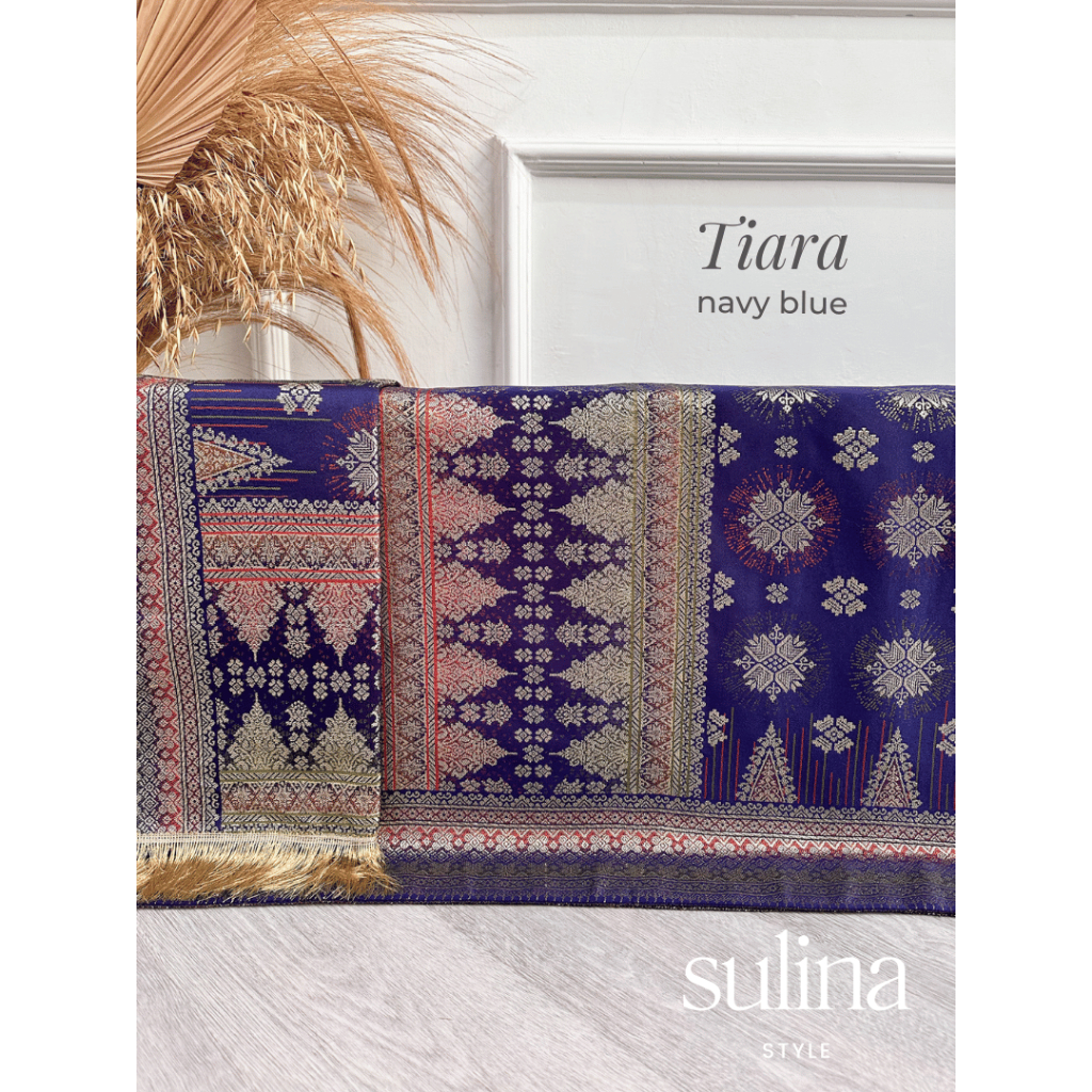 Jual Sulina Style - Kain Songket Mesin & Selendang Rainbow Premium ...