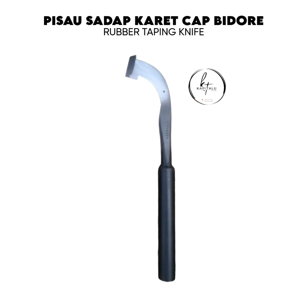 Jual PISAU SADAP KARET CAP BIDORE 100% ASLI STEEL MALAYSIA (MODEL ...