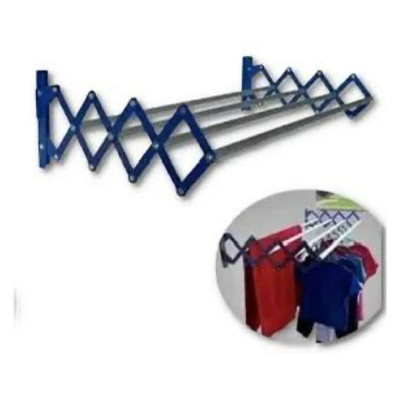 Jual jemuran lipat dinding / jemuran portable | Shopee Indonesia