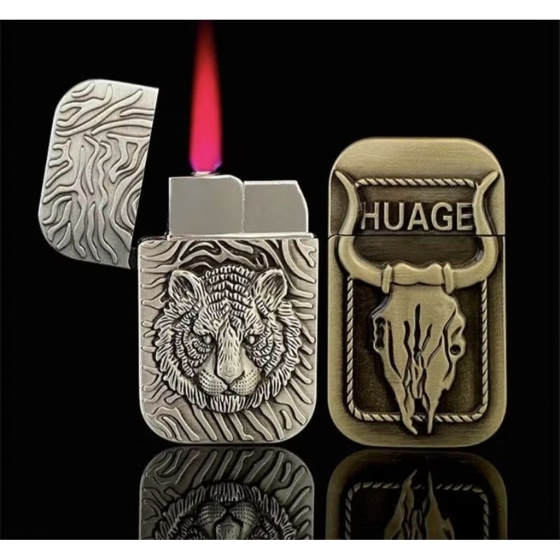 Jual BARU!! Korek Api Bara Gas MINI SLIM RETRO KLASIK JADUL mancis ...