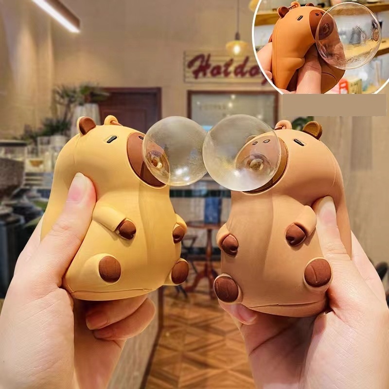 Jual Mainan blow bubbles/ Blow Bubbles Squishy Loopy Capybara kuromi ...