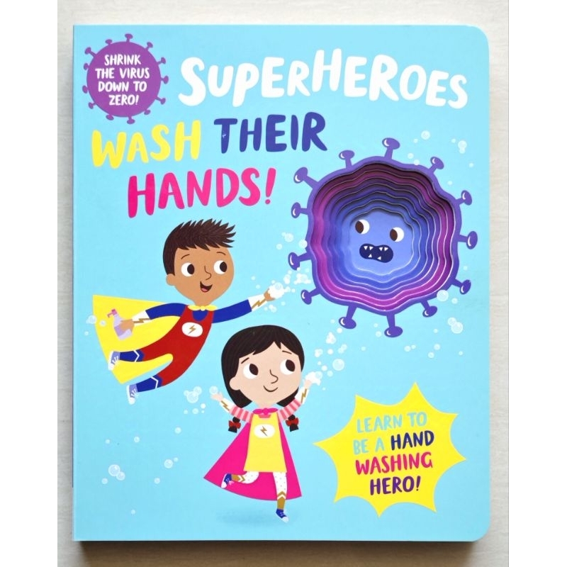 Jual Imagine That - Superheroes Wash Their Hands! (Board Book) | Shopee ...