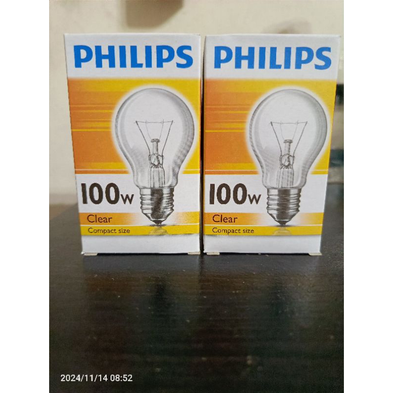Jual Philips pijar 100w, Lampu pijar philips 100w, Bohlam panas, Clear ...