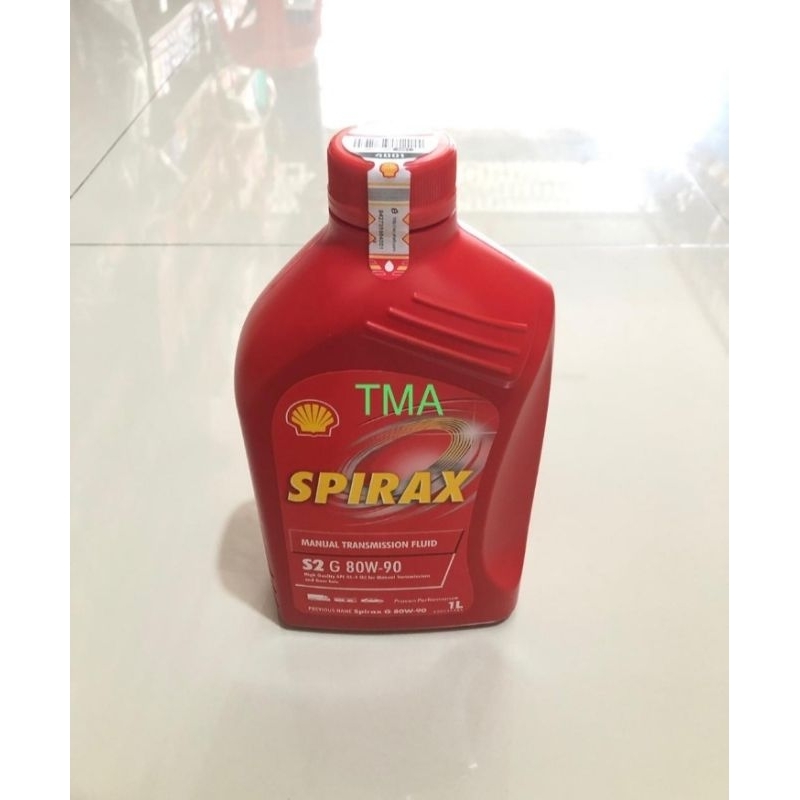 Jual Oli Gardan Shell Spirax S2 G 80W-90 1L Merah Transmisi Manual New ...