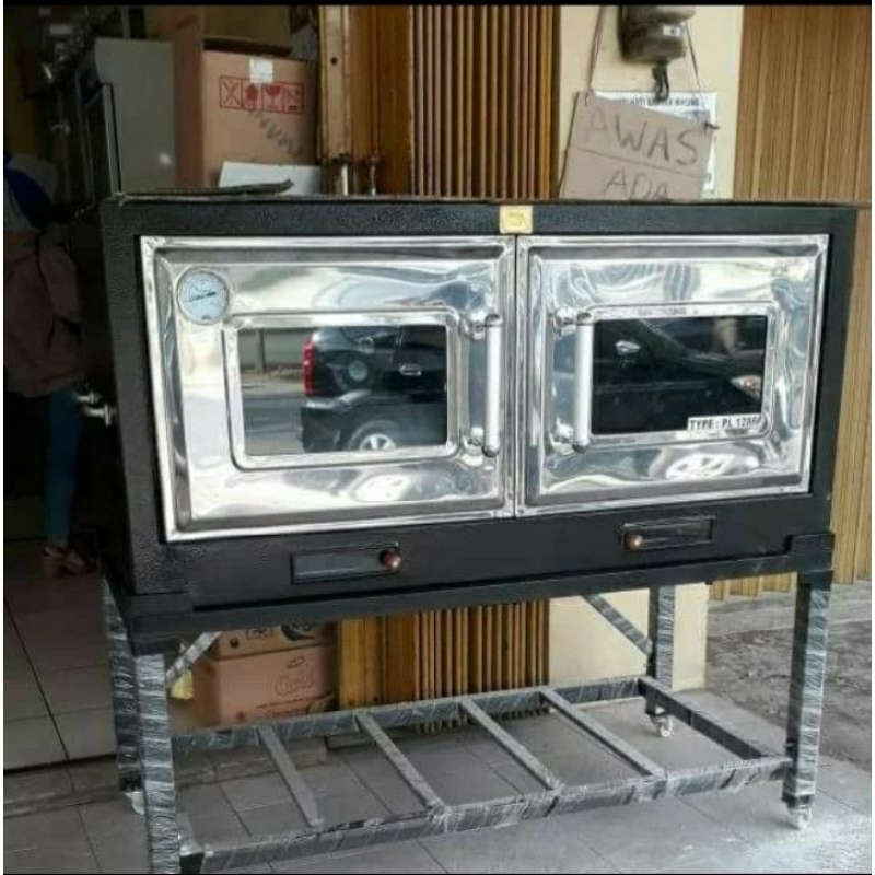 Jual OVEN GAS RODA MAS TIPE 12860 PINTU STAINLESS | Shopee Indonesia