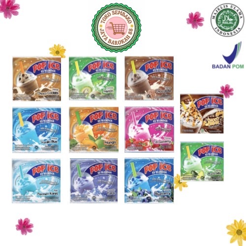 Jual Pop Ice Renceng isi 10 Sachet Pop Ice Rasa Coklat | Shopee Indonesia