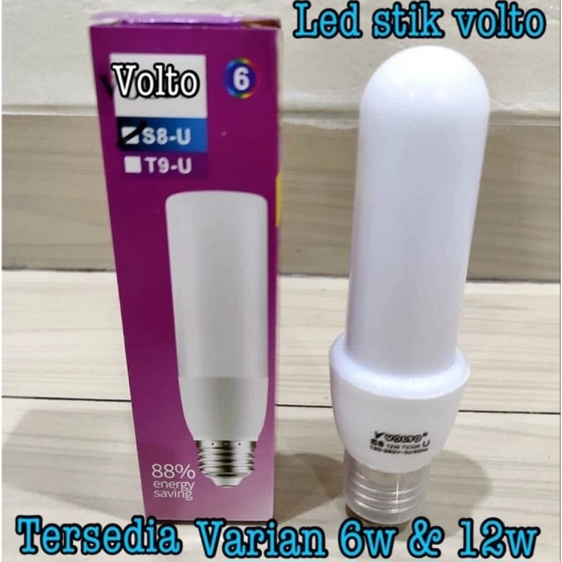 Jual Volto led stick 6w, 12w led stik nyala putih daylight 7000K ...