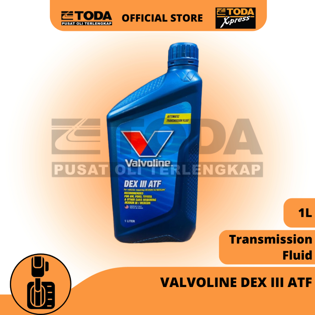 Jual Oli Transmisi Matic Valvoline Dex III ATF 1L Original | Shopee ...
