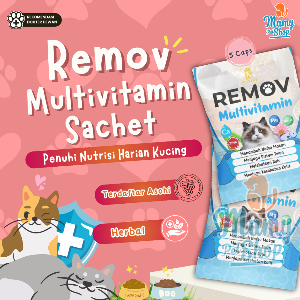 Jual Mamy Petshop Remov Vitamin Kucing Big Strong Immune Booster ...