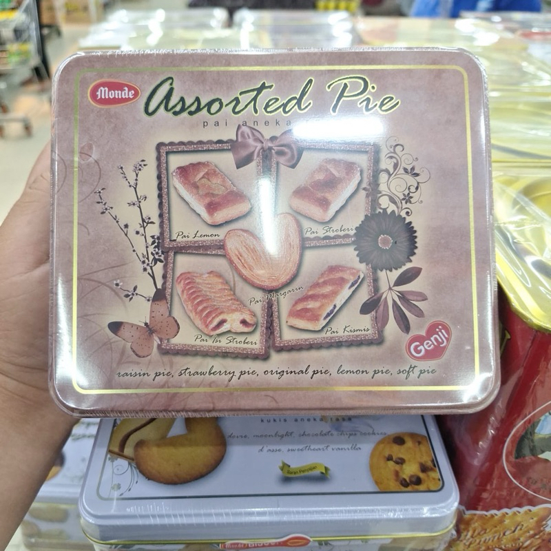 Jual Monde assorted pie 285gram kaleng | Shopee Indonesia