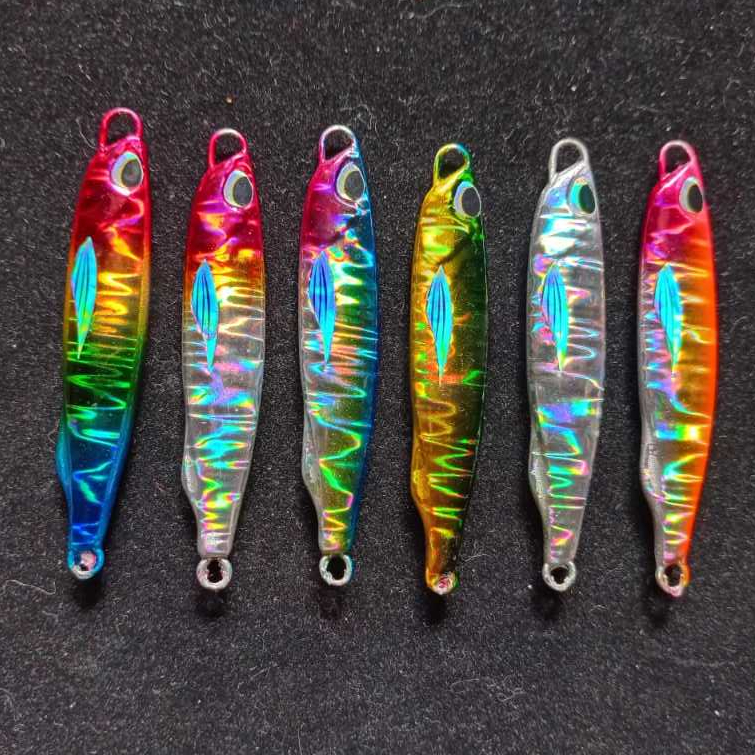 Jual micro jig dmc slim 10 gram, 15 gram, 20gram, killer metal jig, mancing jigging | Shopee ...