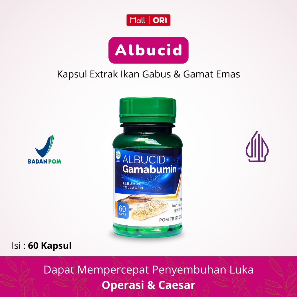 Jual Albucid Gamabumin Kolagen Suplemen Albumin Collagen Ekstrak Ikan ...