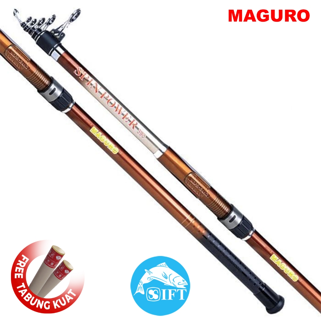 Jual Joran Maguro SPIN POWER 390 | 420 | 450 CM | Surf Casting | Laut ...