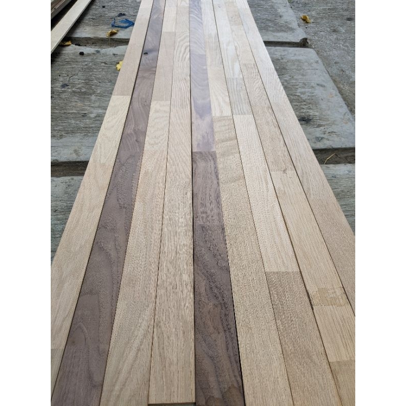 Jual kayu white oak dan walnut 6mm x 4,5 x 210 cm | Shopee Indonesia