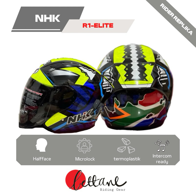 Jual HELM NHK R1 ELITE RIDER REPLIKA | Shopee Indonesia