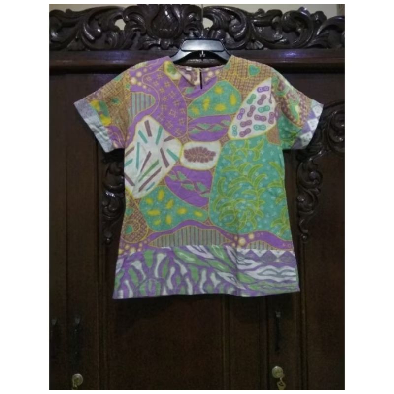Jual Baju Batik Cewek Warna Soft | Shopee Indonesia