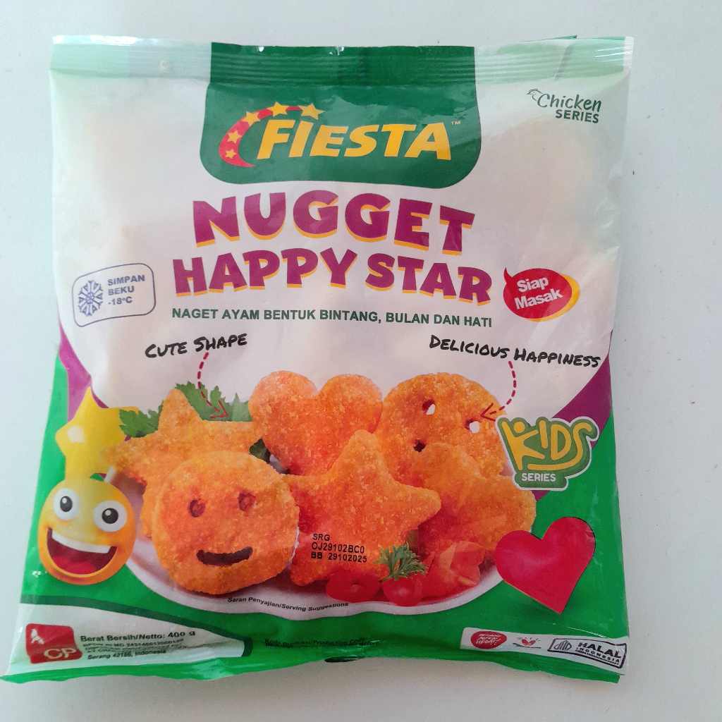 Jual FIESTA nugget happy star 400gr | Shopee Indonesia