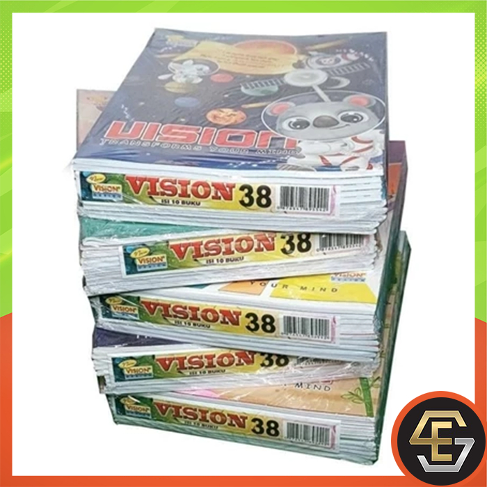 Jual Buku Tulis VISION 38 Lembar Buku Sekolah Bergaris (1 pack ...