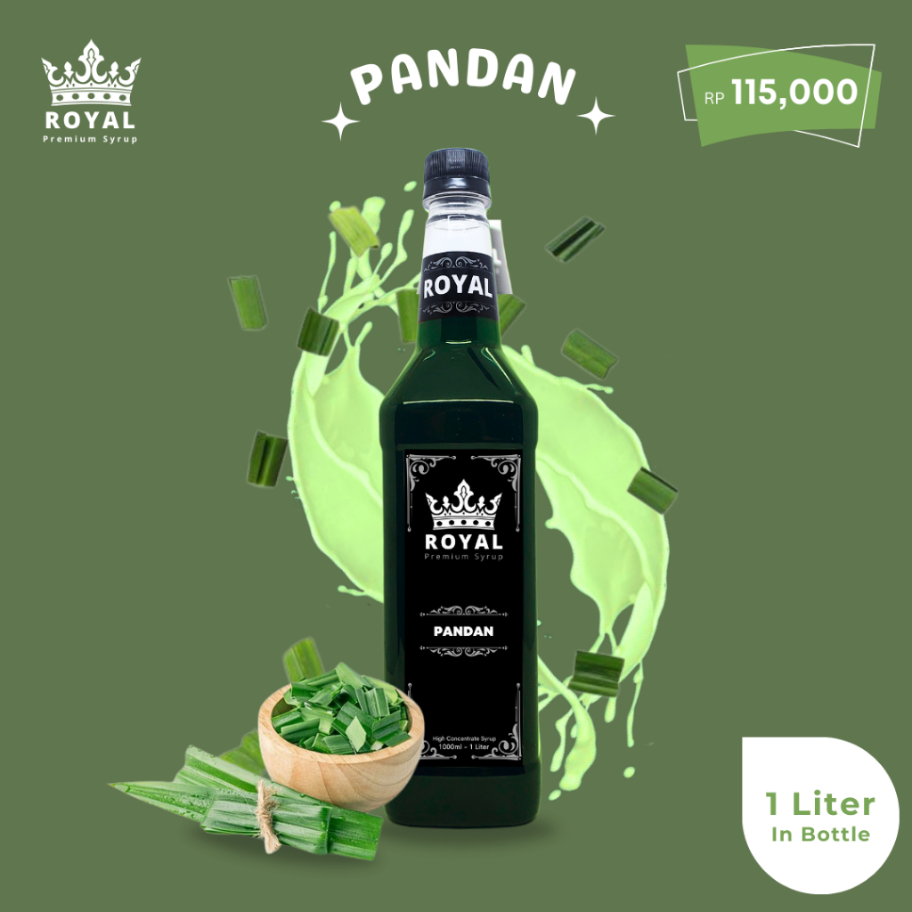 Jual Royal Pandan Syrup - Sirup Pandan (Premium Quality) | Shopee Indonesia