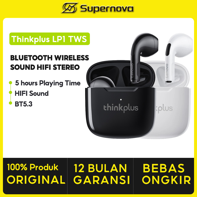 Jual Supernova x Thinkplus TWS LP1 True Wireless Bluetooth Earphone Mini Earbuds BT5.3 Typec ...