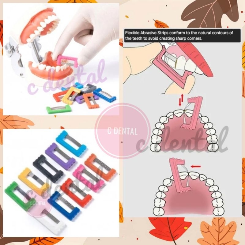 Jual Dental Orthodontic Slicing Gigi Abrasive Strip Pengasahan Opening ...