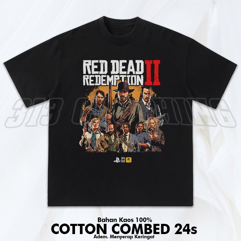 Jual T-Shirt Kaos Red Dead Redemption 2 / Baju Kaos Game Red Dead ... Jual T-Shirt Kaos Red Dead Redemption 2 / Baju Kaos Game Red Dead ...