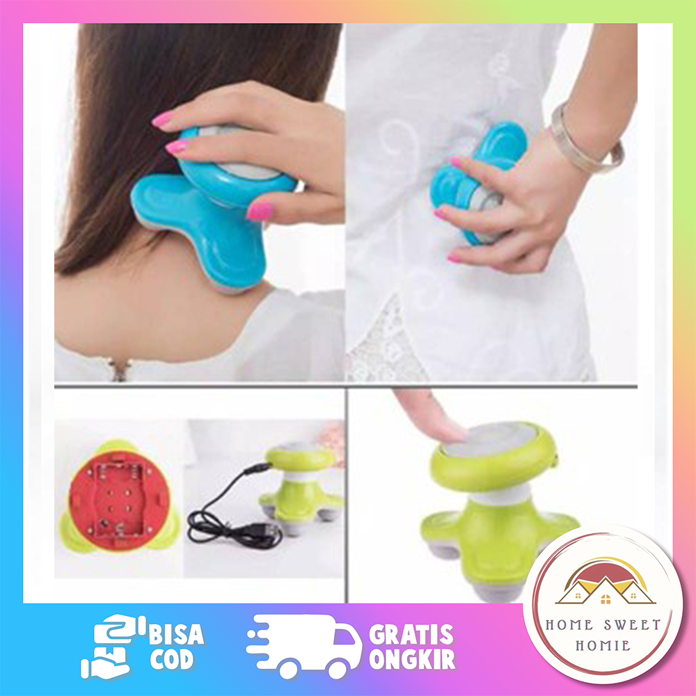 Jual Alat Pijat Mini Elektrik Portable Alat Pijat Getar Genggam Mimo ...