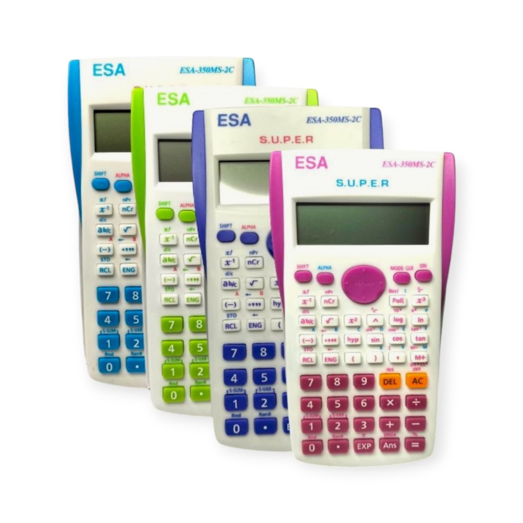 Jual ESA Kalkulator Scientific Kalkulator Ilmiah Sin Cos Tan Warna ...