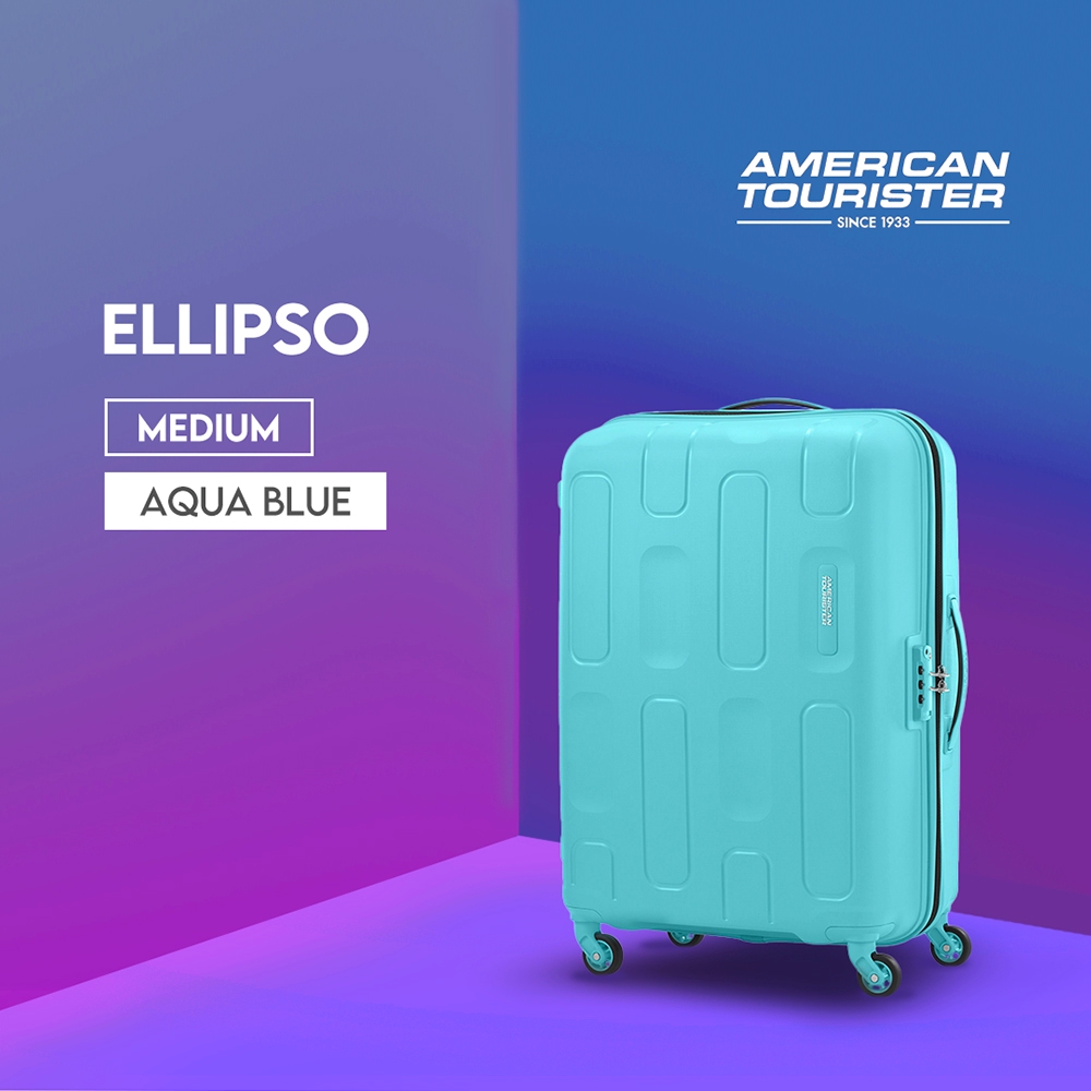 Jual American Tourister Koper Hardcase Ellipso Medium 25inch - Aqua ...