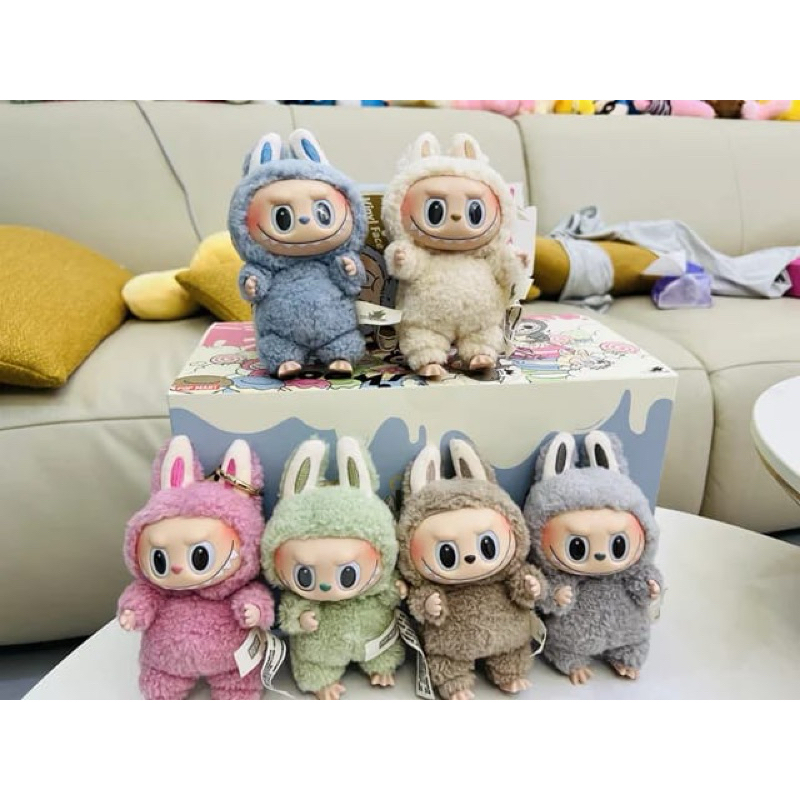 Jual V1 gantungan motor labubu/ POPMART the monster LABUBU Exciting ...