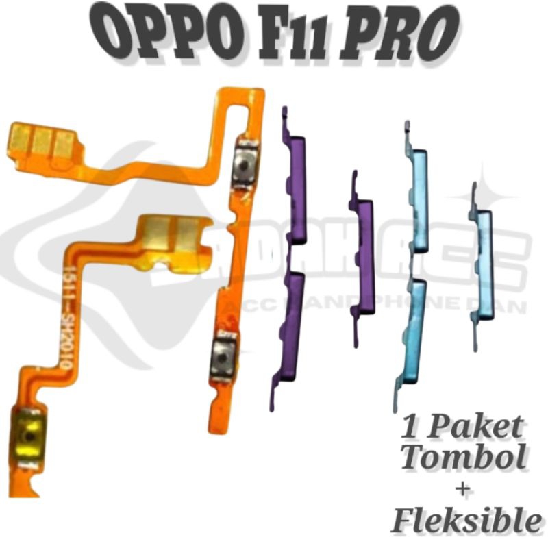 Jual Tombol Set OPPO F11 PRO Original 100% Flexible On Of + Volume | Shopee Indonesia